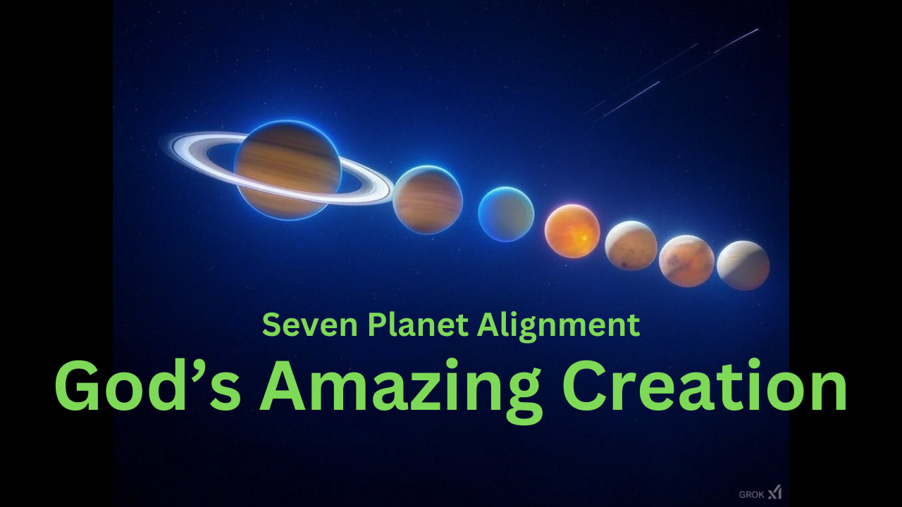 Seven Planet Alignment: A Celestial Spectacle - Patriots Under God